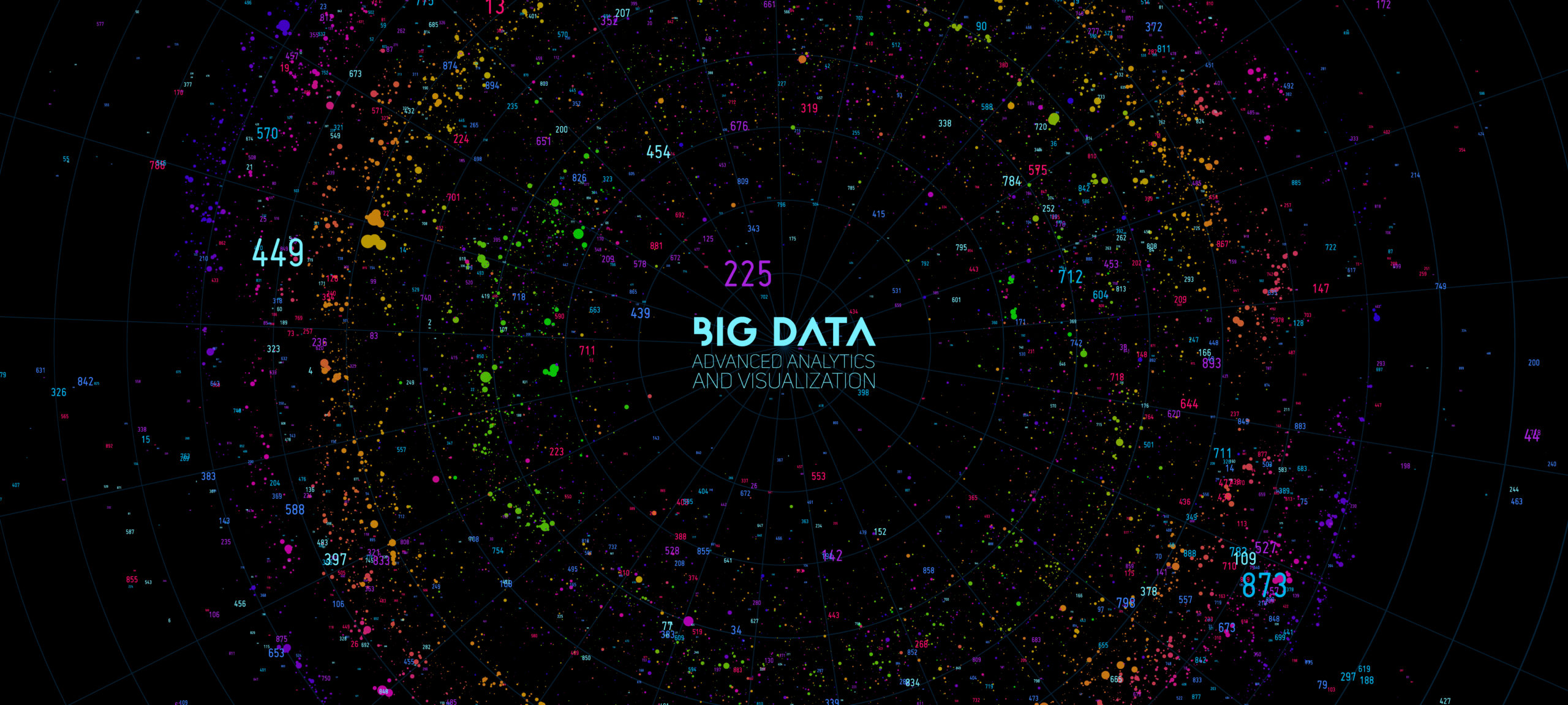 Big data cloud visualization. Futuristic infographic. Information cloud ...